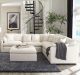 Freddie 6-piece Upholstered Modular Sectional Sofa Pearl